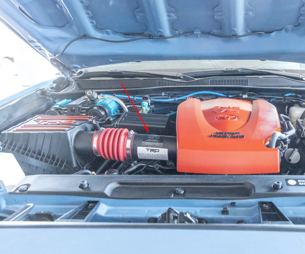 TRD Cold Air Intake CARB Decal D-425-46 – Boxy Jeep